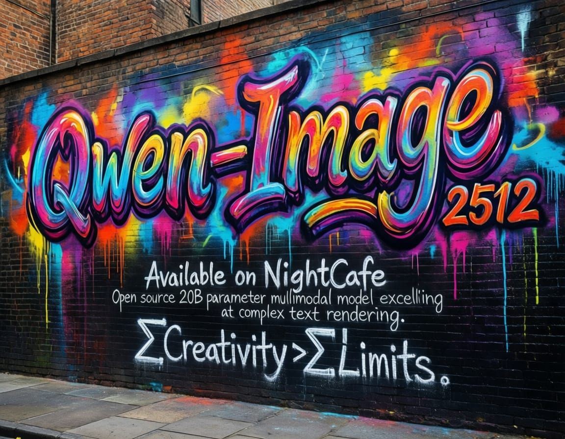 Qwen Image 2512 Model - AI Image Generator - NightCafe