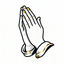 Clip Art Praying Hands - AI Generated