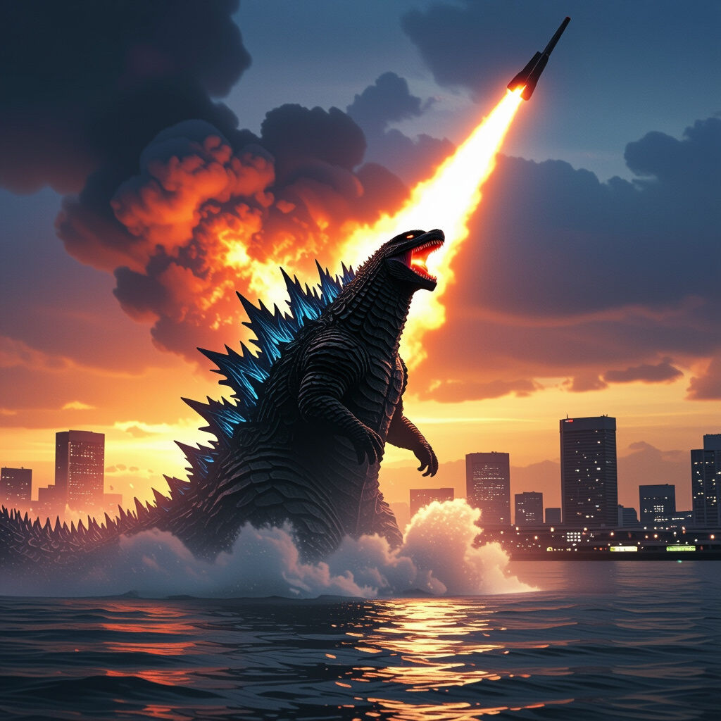 Shin Godzilla Concept Art - AI Creations