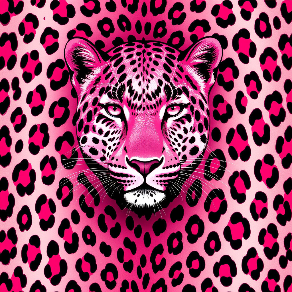 Hot Pink Leopard Print Wallpaper - Create Your Own!