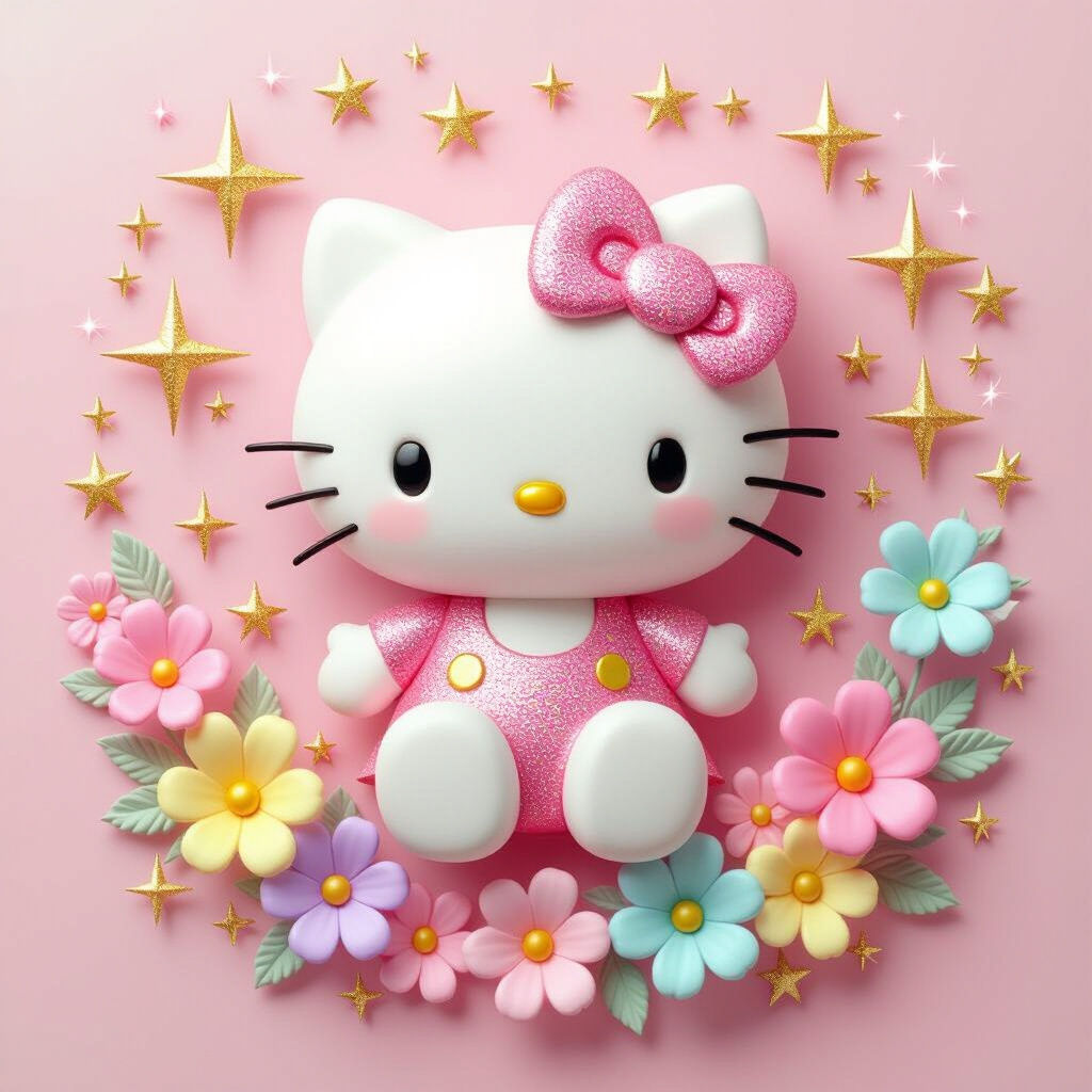 Cute Hello Kitty Wallpapers - AI Generated & Customizable