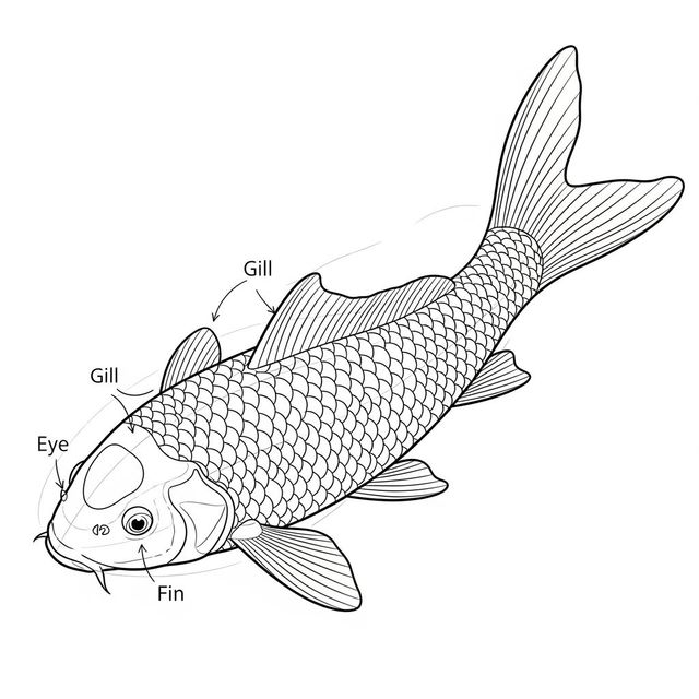 Beautiful Koi Fish Drawing Tutorials