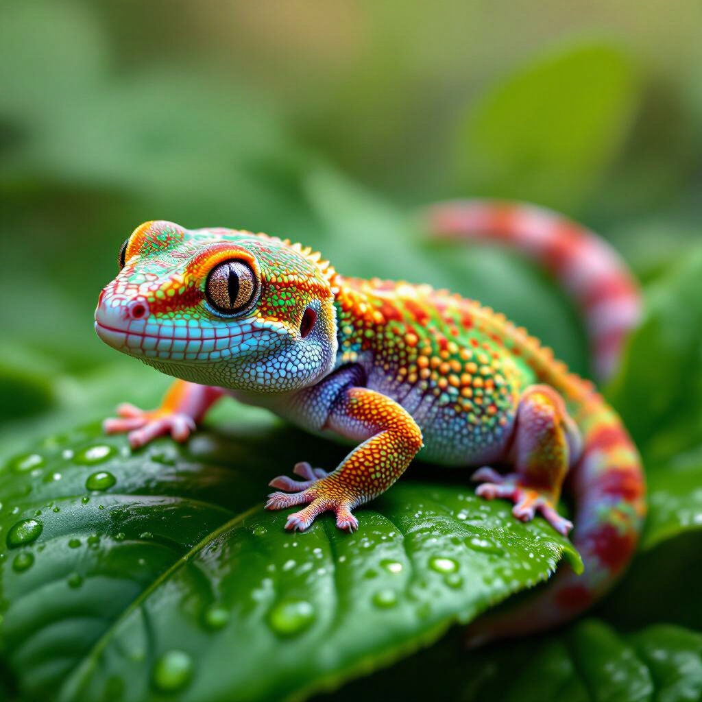Picture Of A Gecko - AI Generated Gecko Art