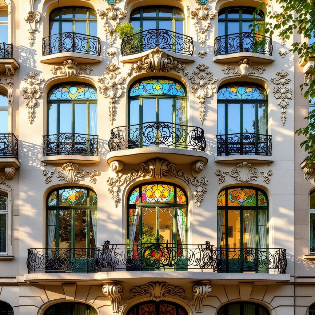 Art Nouveau Buildings - Create Stunning AI Art