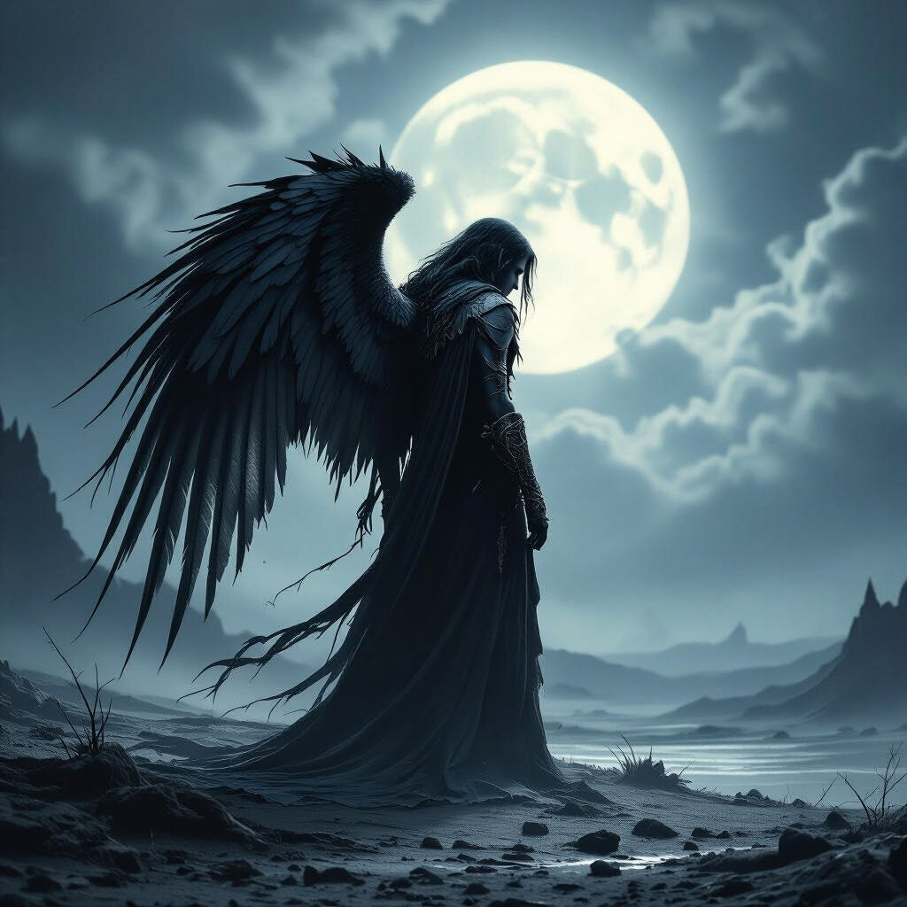 Fallen Angel Art - Create Your Own AI Angel Art