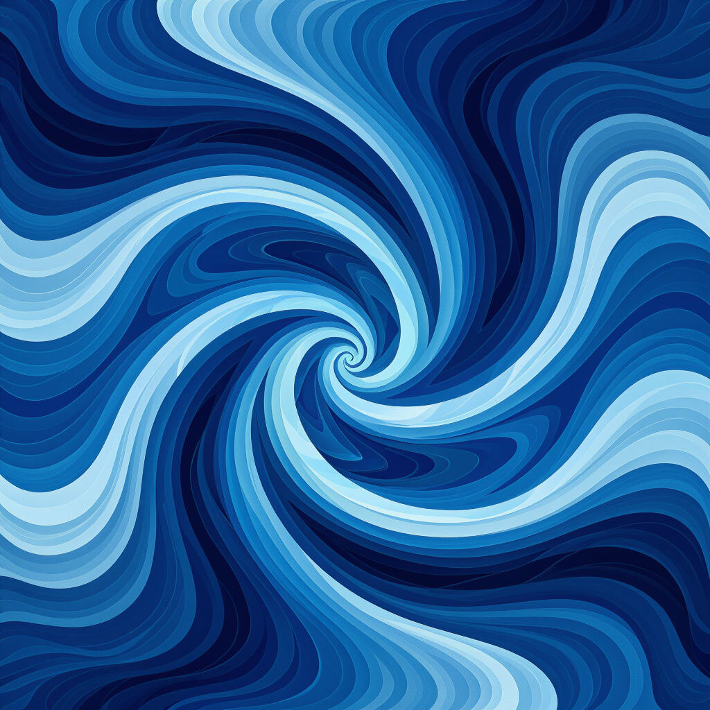 Blue Desktop Wallpaper - AI Generated & Customizable