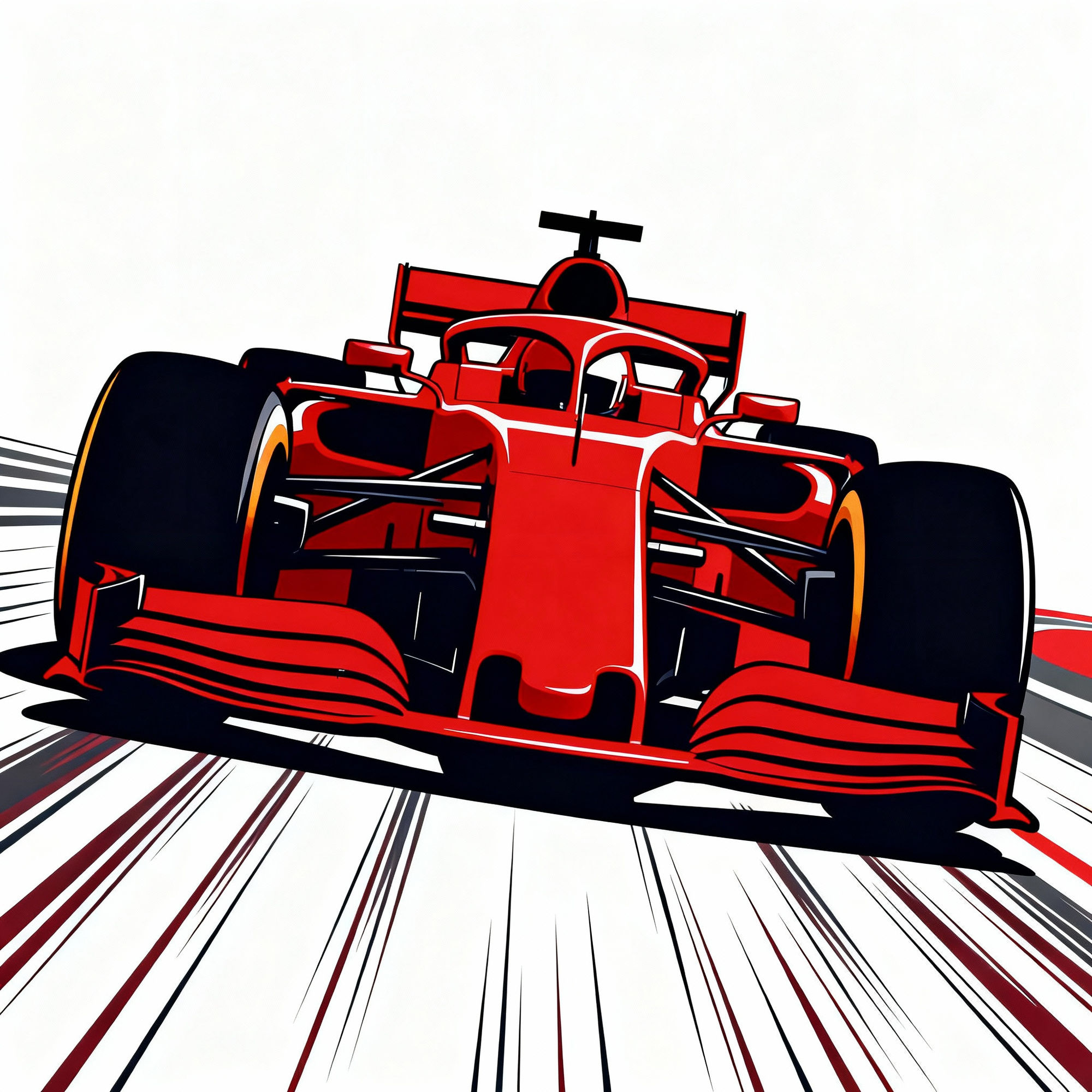 Easy Race Car Drawing - AI Generated Art