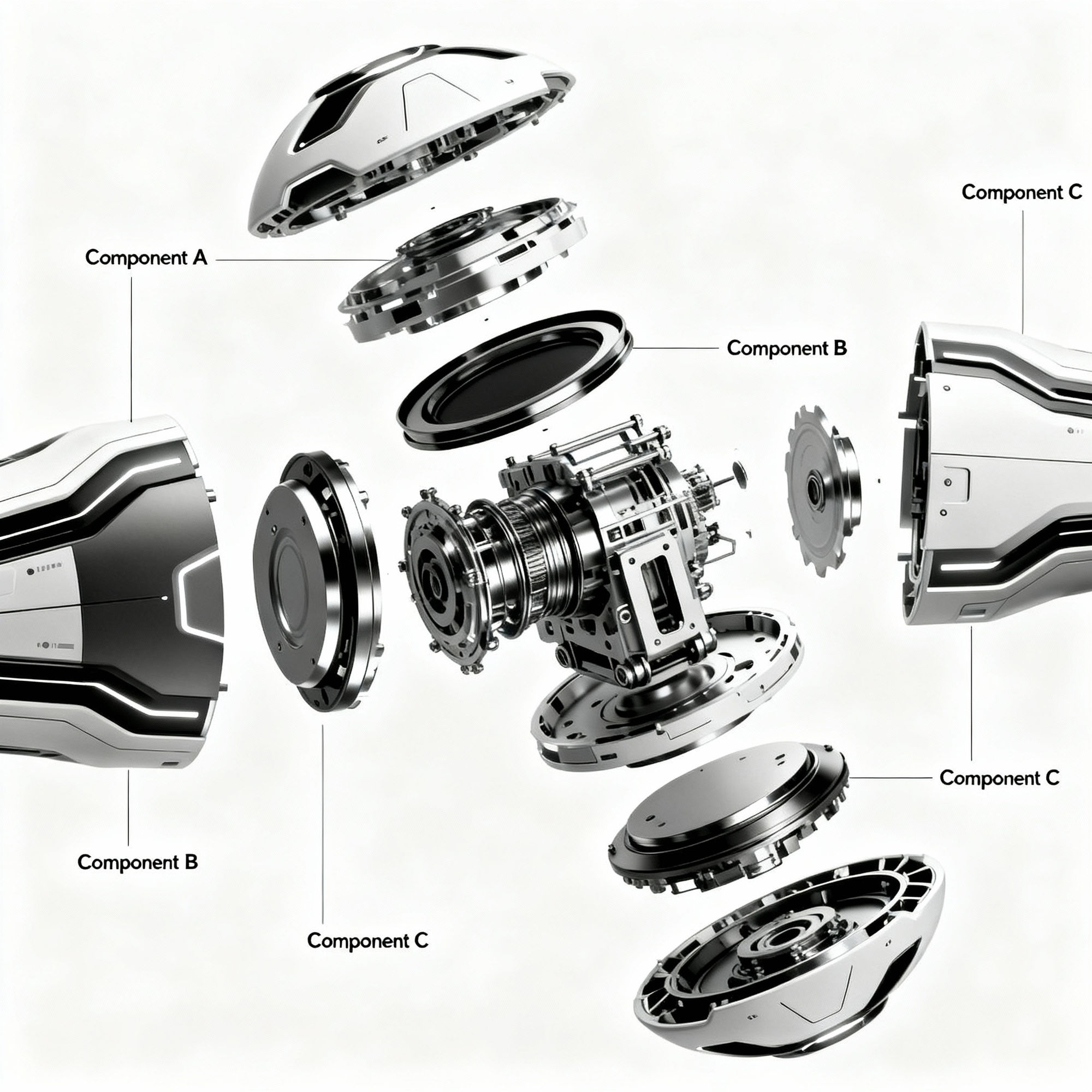 AI Exploded View Drawings - Generate Unique Art