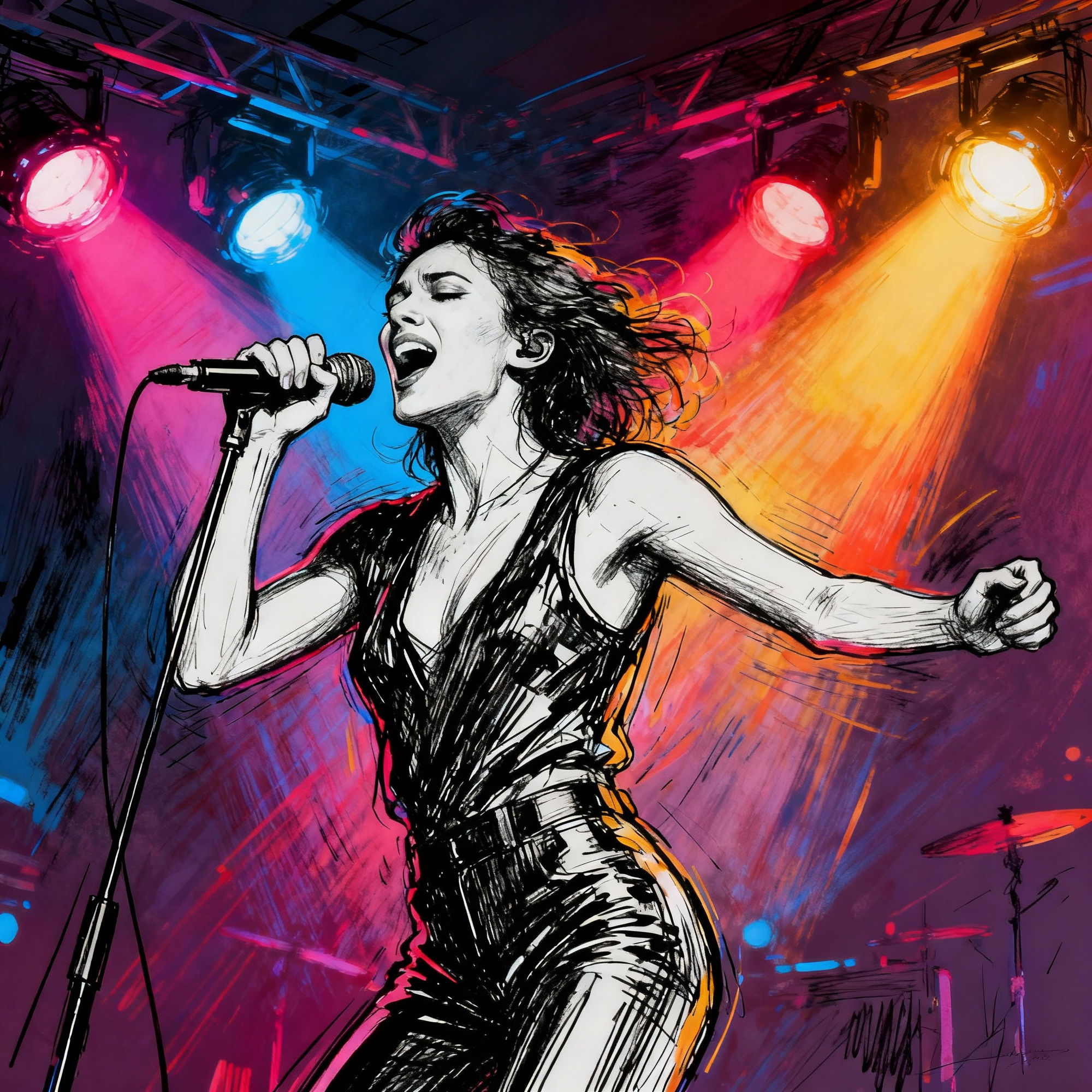 Singer Drawings - Create Your Own AI Art