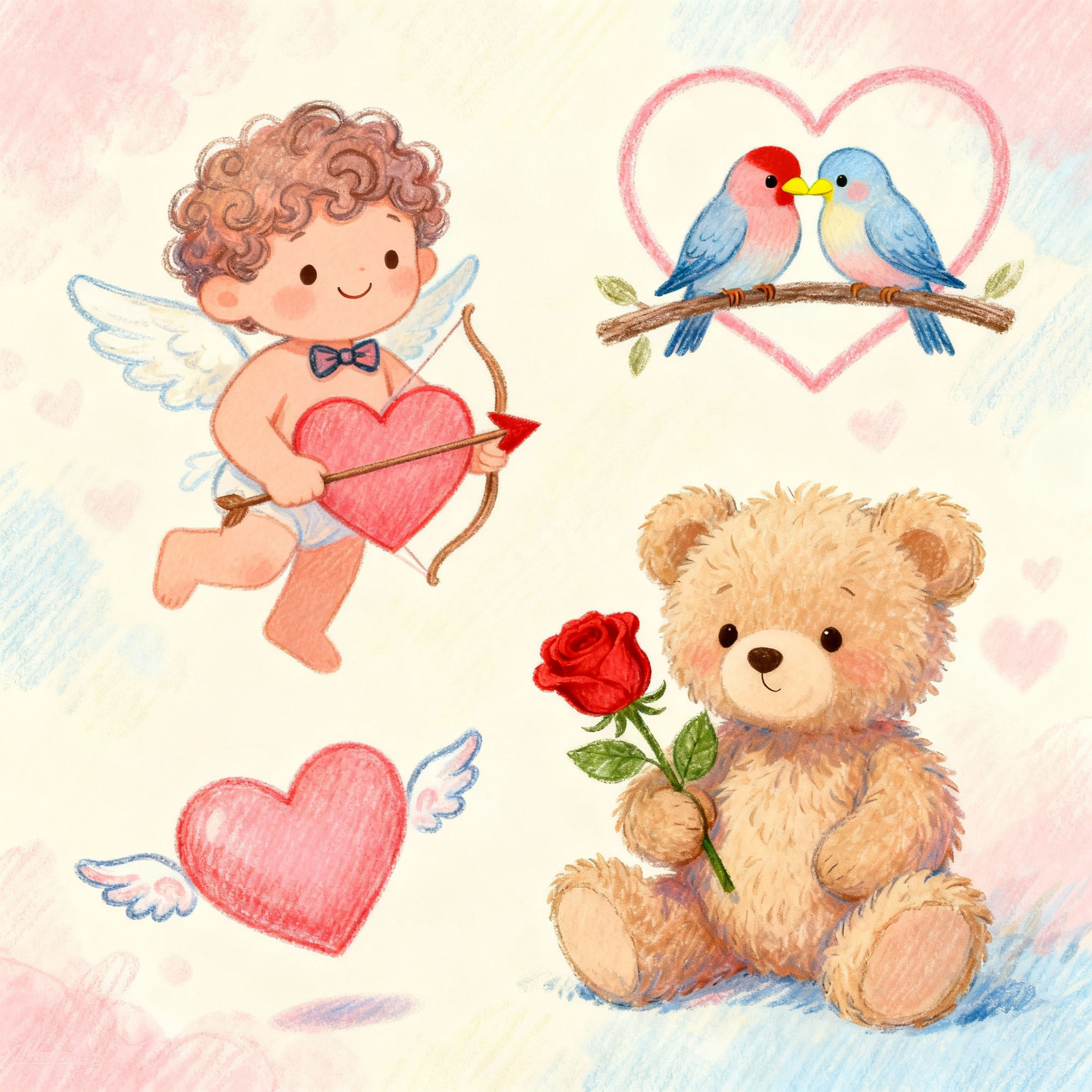 Cute Valentine's Drawings - AI Inspiration