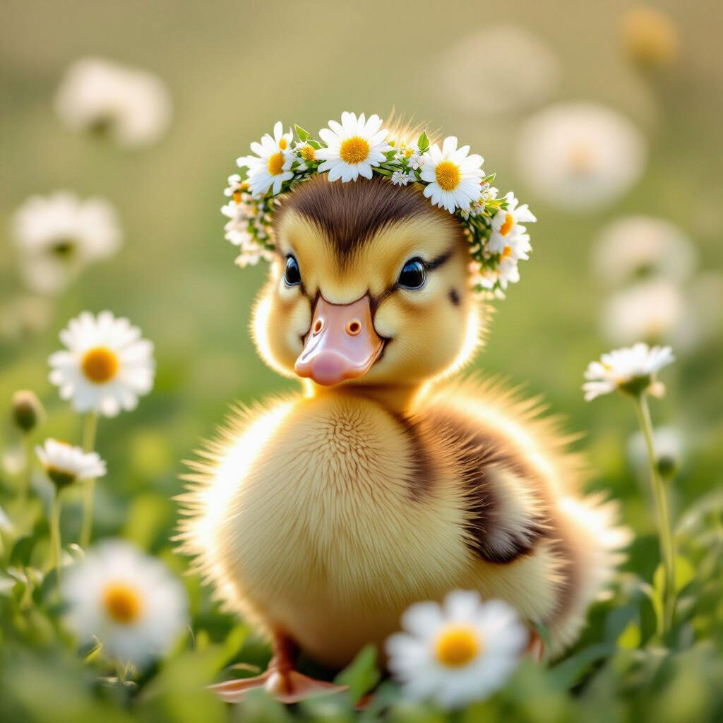 Cute Duck Pictures - AI Generated Art