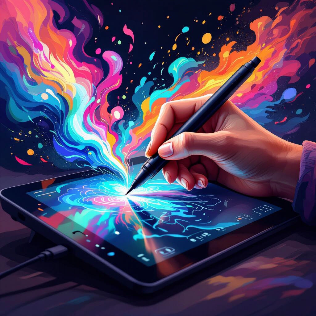 Wireless Drawing Tablets - AI Art Gallery