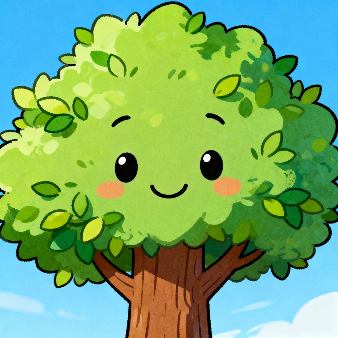 Cartoon Tree Drawing - AI Art Generator