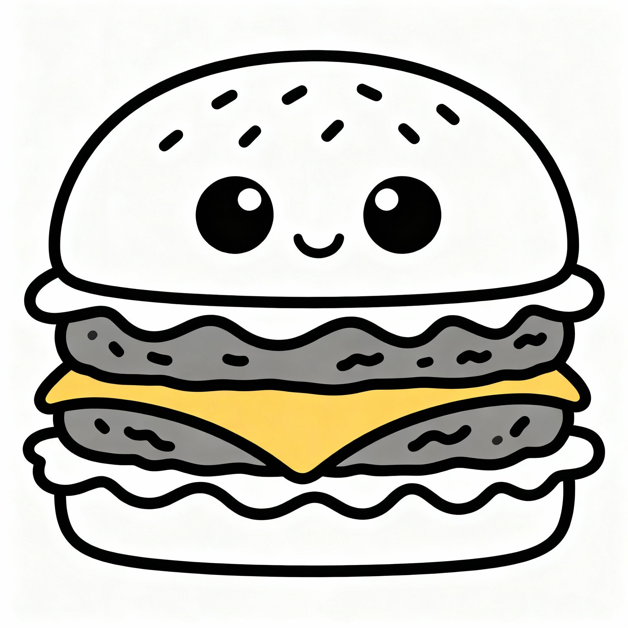 Easy Burger Drawings - AI Art Gallery