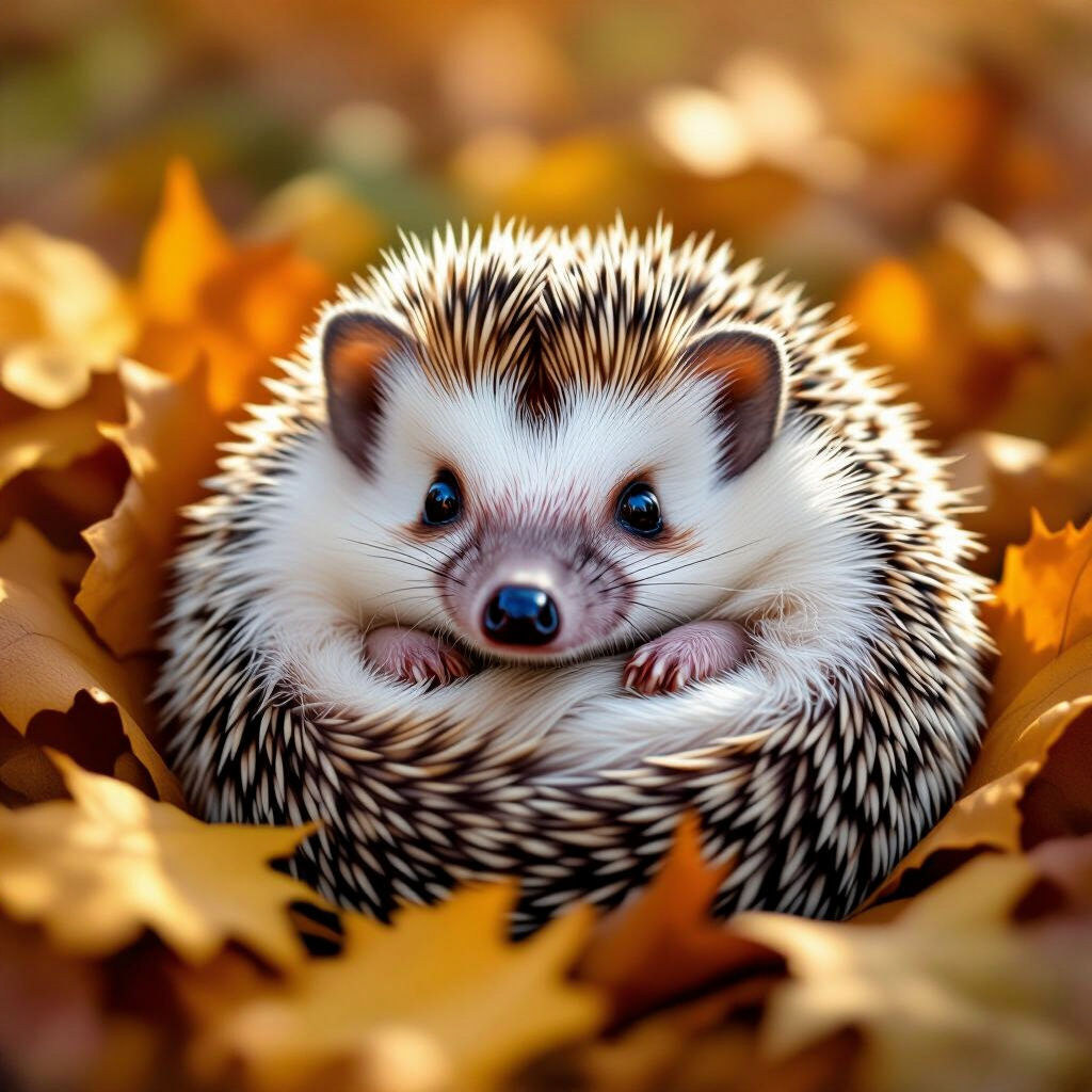 A Picture Of A Hedgehog - AI Generated Art