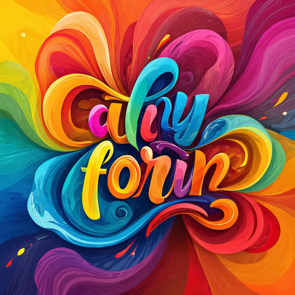 Word Art Designs - AI Generated Art