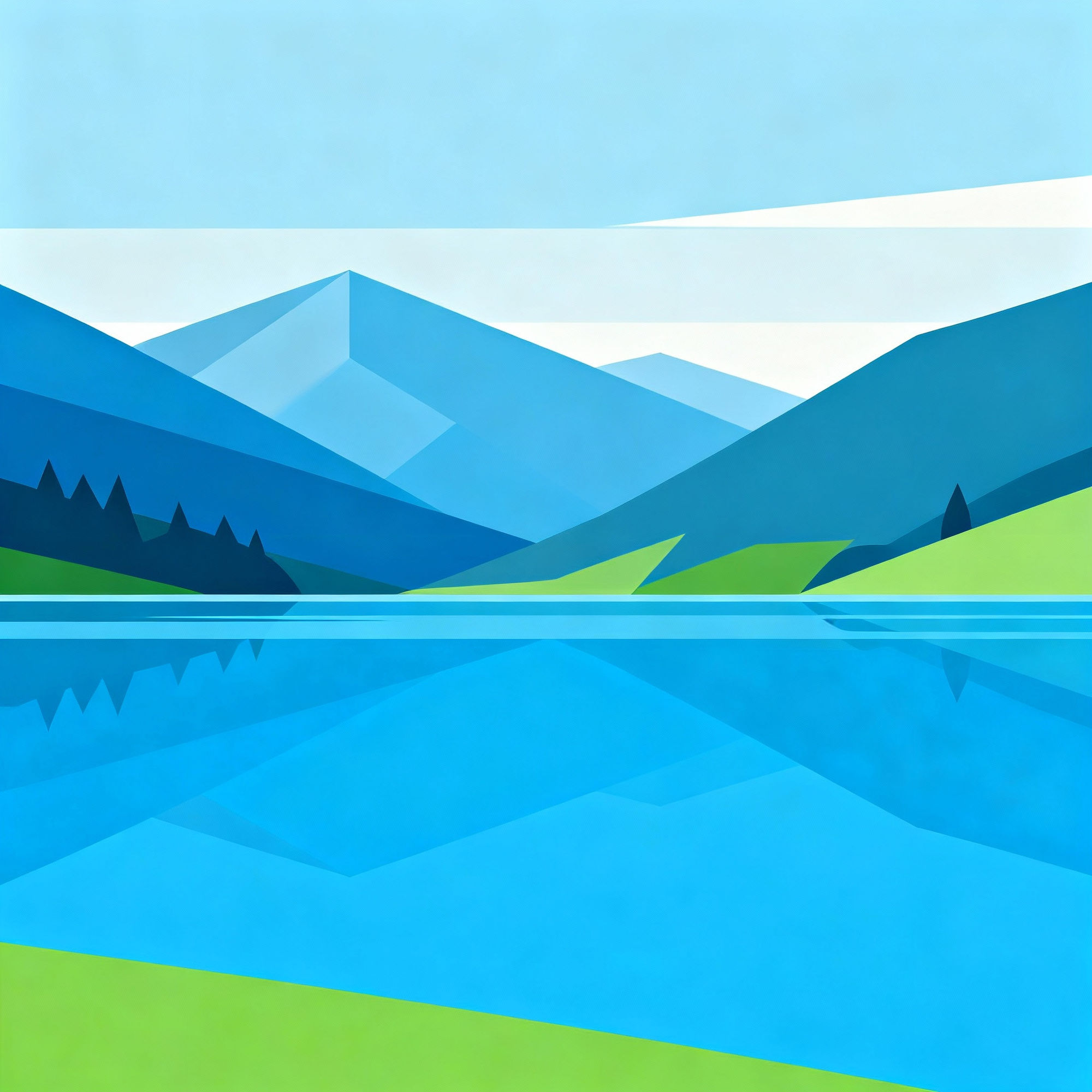 Lake Clip Art - AI Generated Graphics & Designs