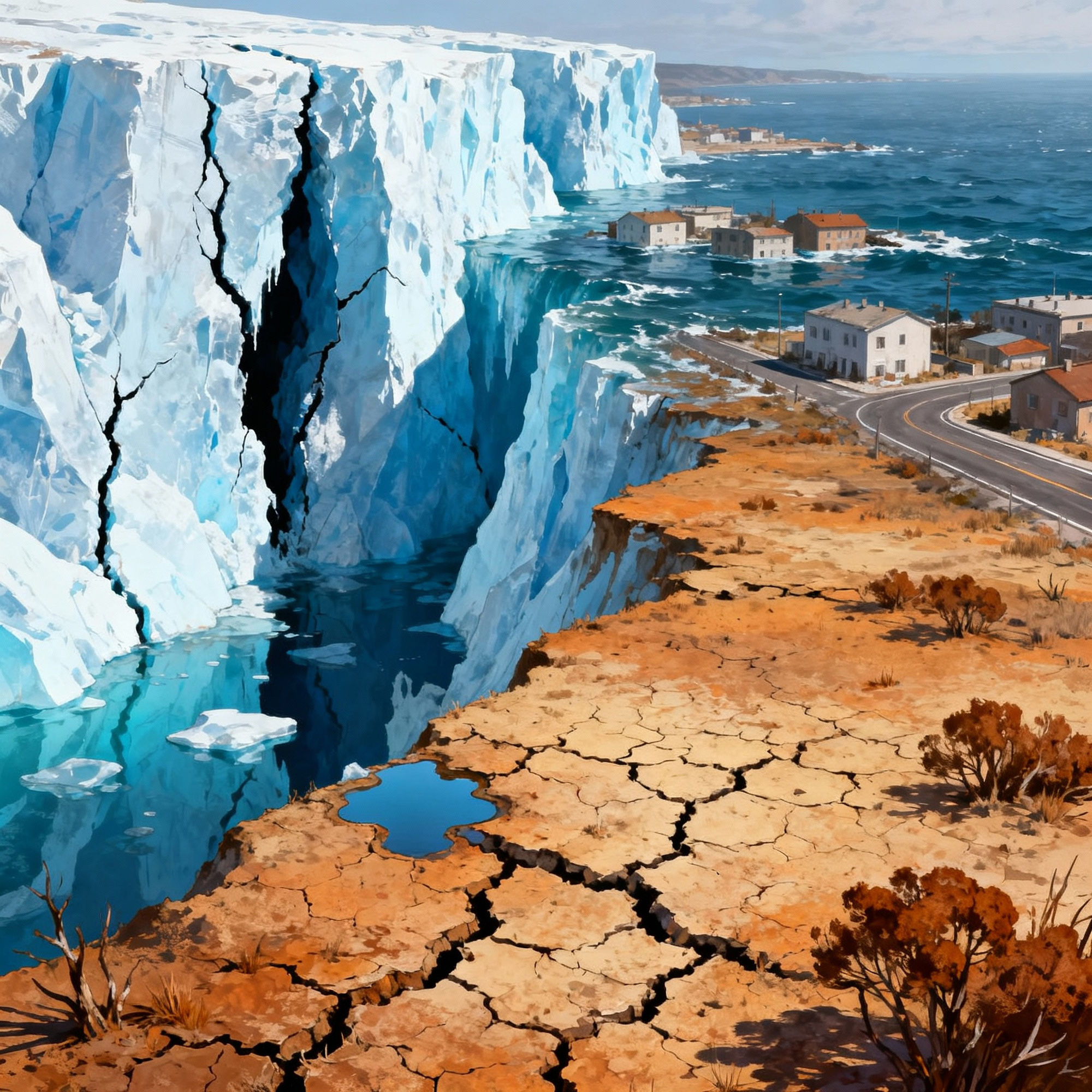 Climate Change Drawing Ideas - AI Generated Art