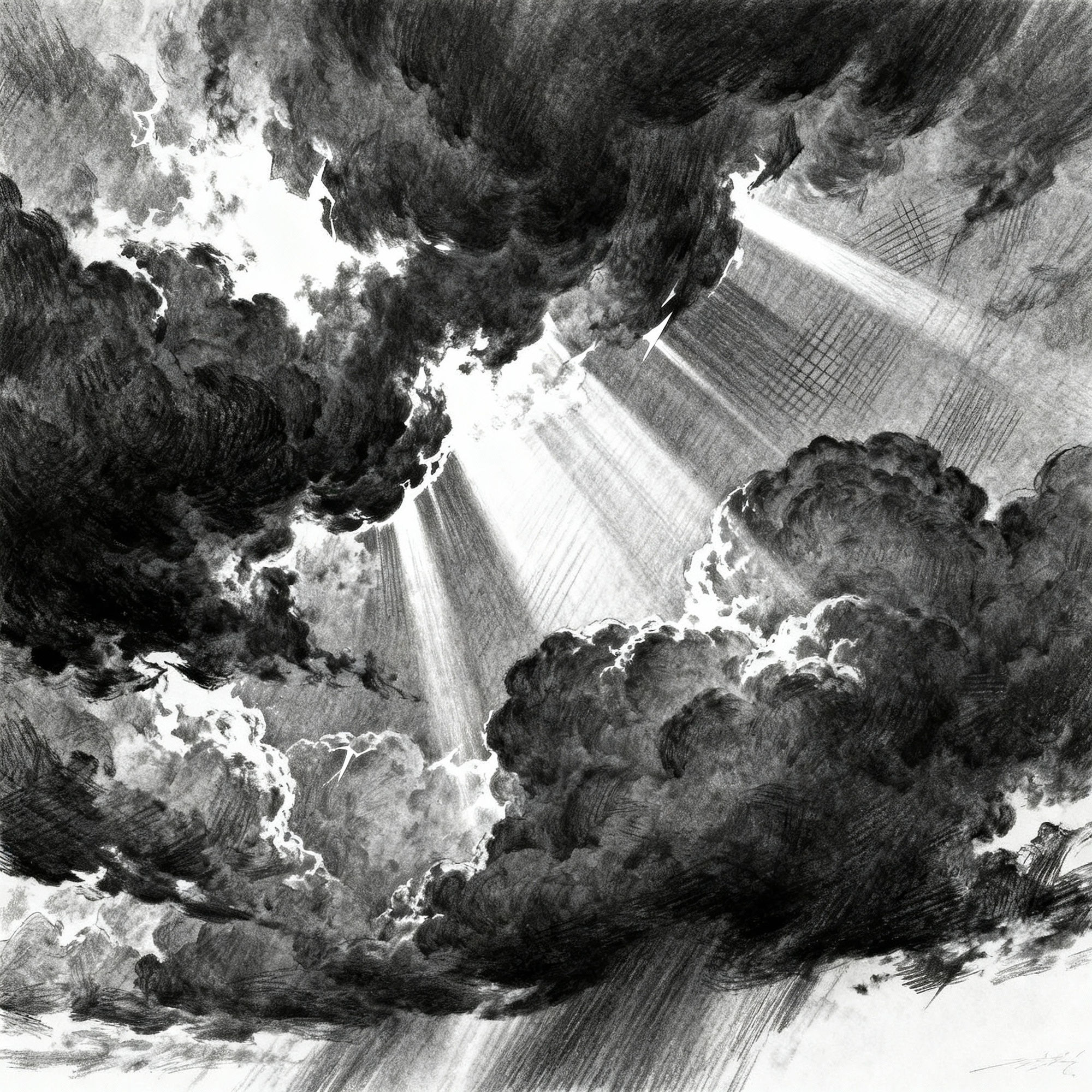 Realistic Clouds Drawings - Create Your Own AI Art