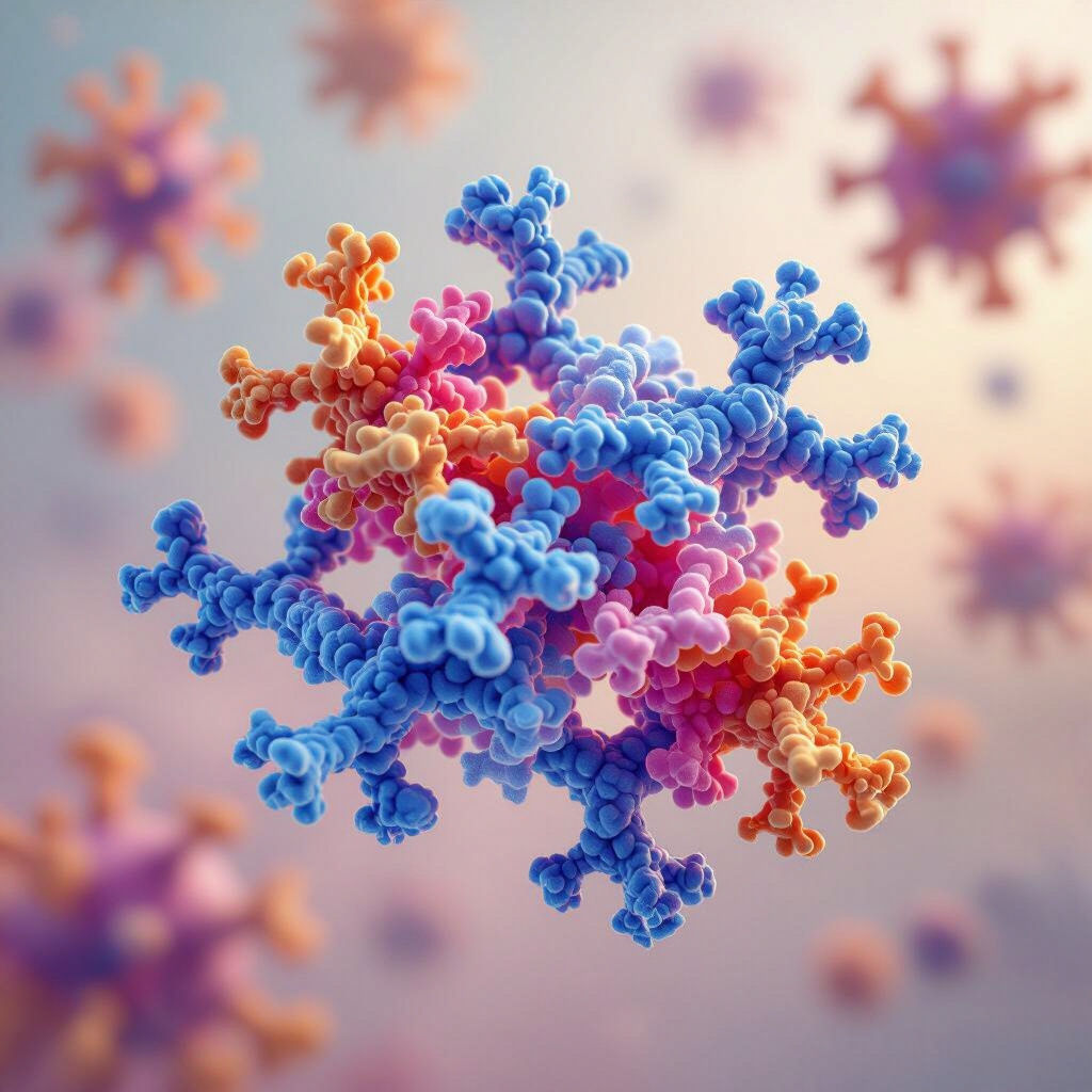 Protein Images Biology - AI-generated Visuals