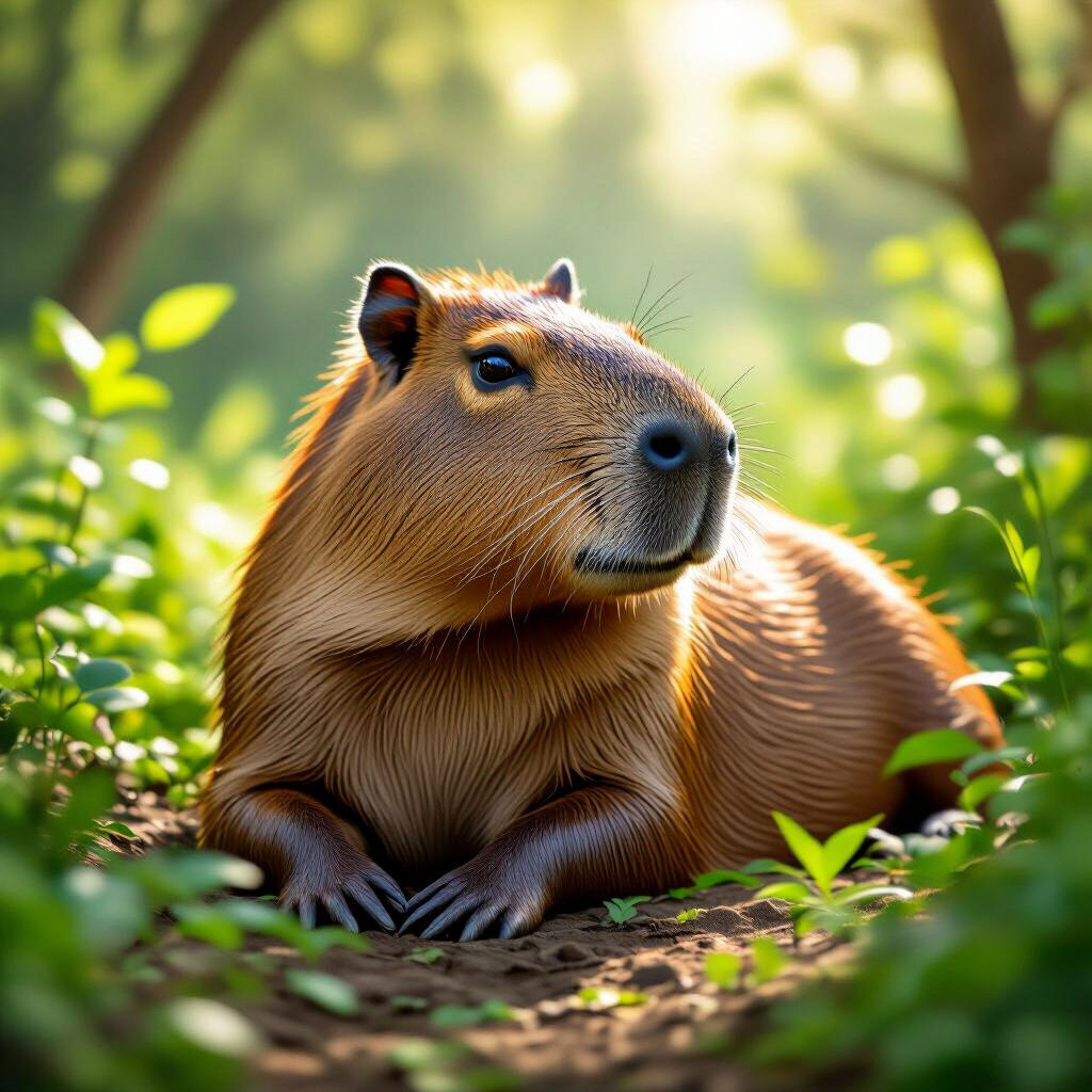 Pictures Of A Capybara - AI Generated Images
