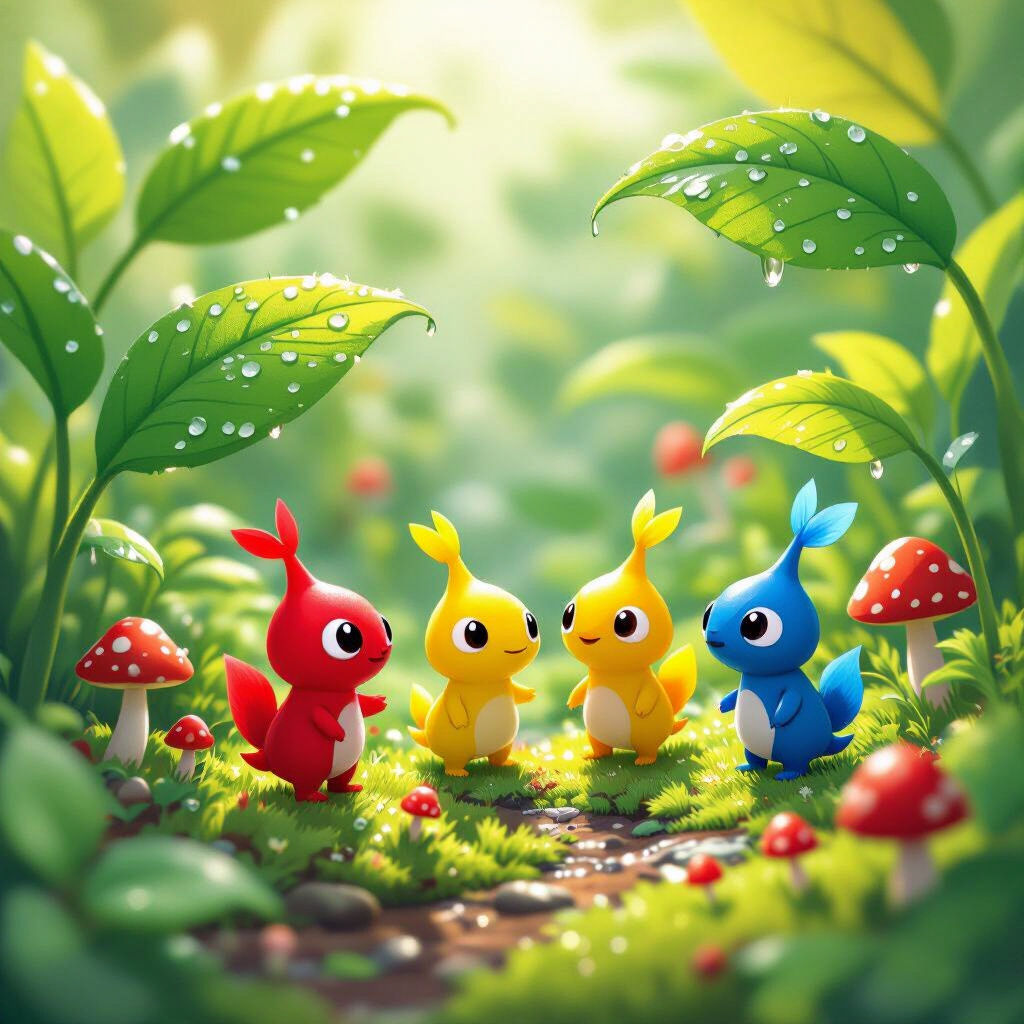 Pikmin Art - Create Adorable Pikmin Characters With AI