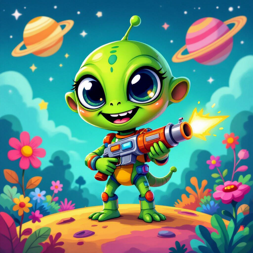 Easy Alien Drawing - Create Fun Alien Art With AI