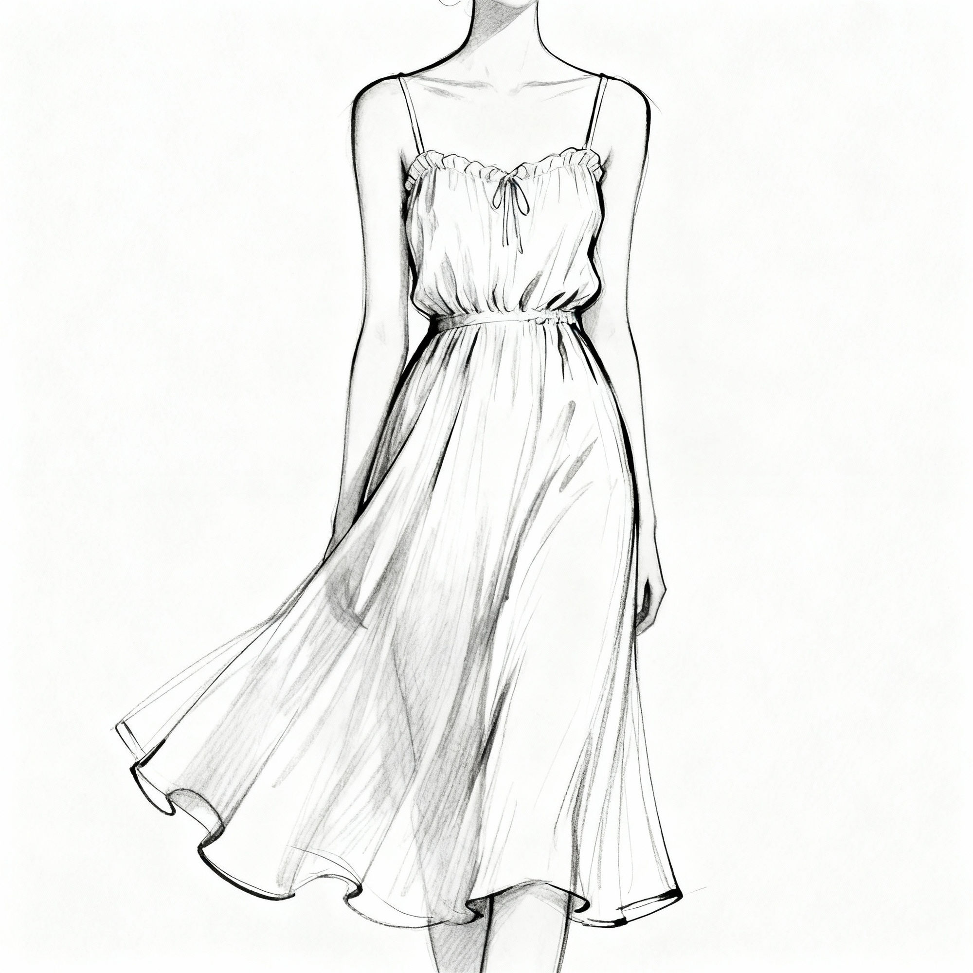 Easy Dress Drawing - Create Beautiful Designs With AI