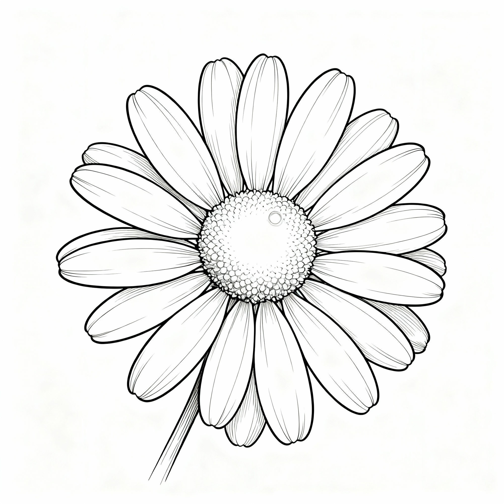 Daisy Easy Drawing - AI Art Gallery