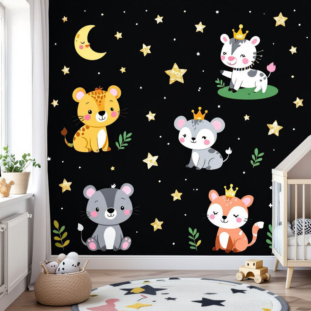 Black Wallpaper For Kids - Fun & Engaging Designs