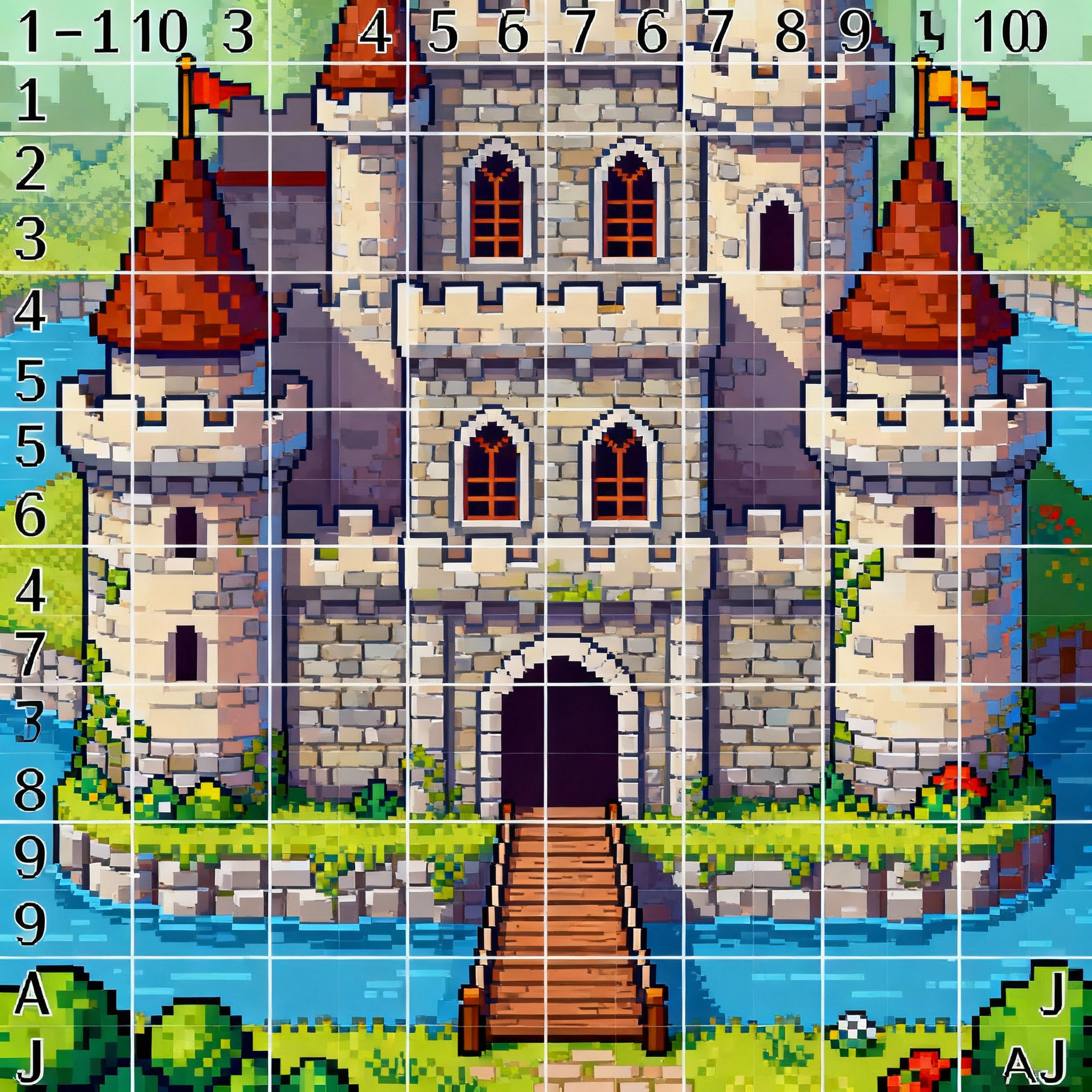 Pixel Art Color By Number Online - Create Art With AI