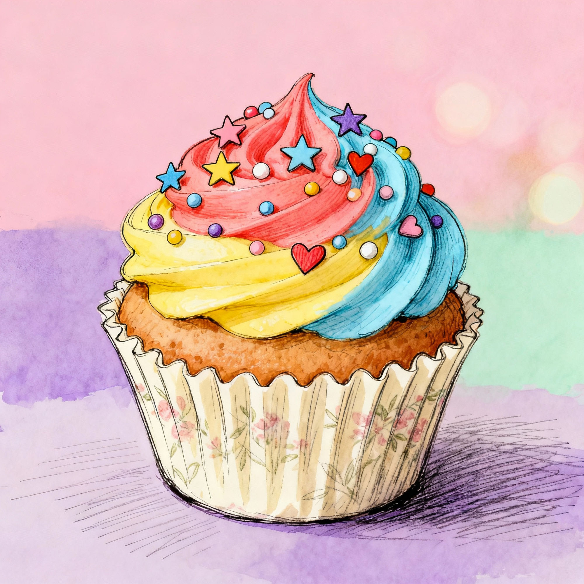 Cupcake Drawings - Create Sweet AI Art