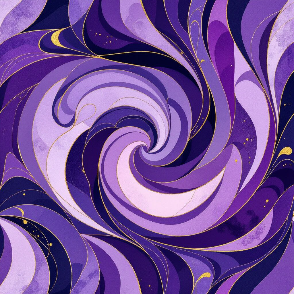 Purple Peel And Stick Wallpaper - AI Generated Designs
