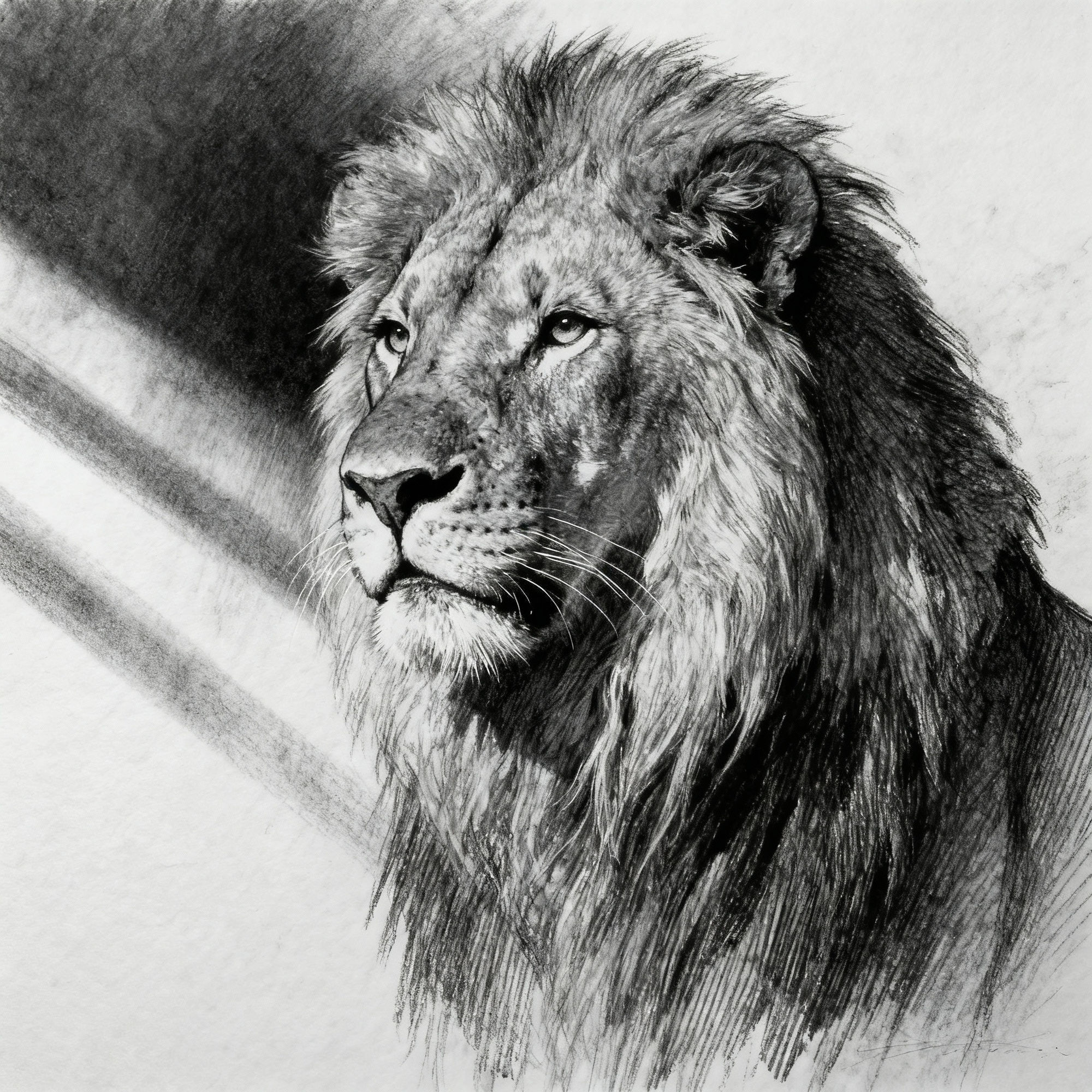 Drawing Black And White - AI Generated Art