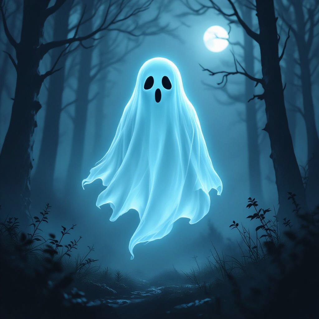 Blue Ghost Images - Create Ethereal Art With AI