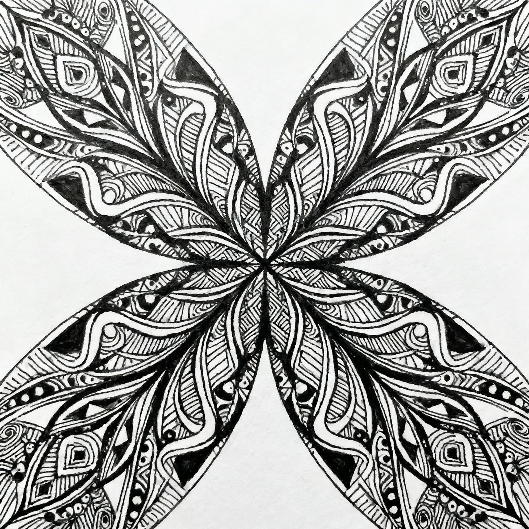 Easy Zentangle Drawings - AI Generated Art