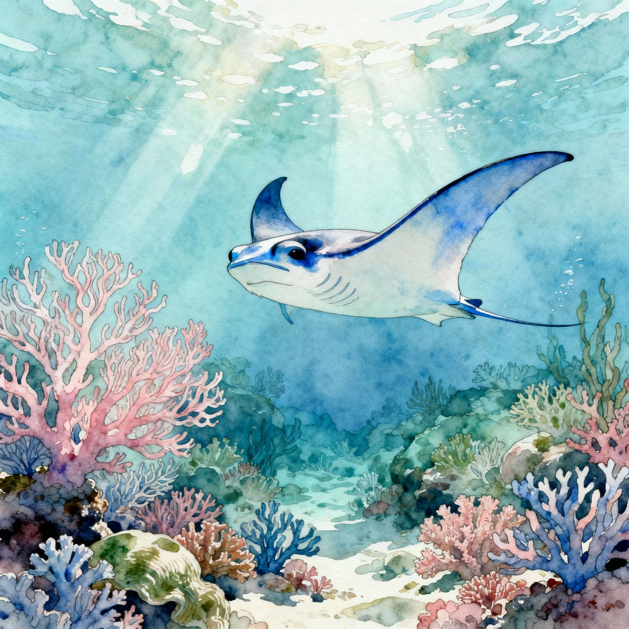 Manta Ray Drawings - Create Beautiful Art With AI