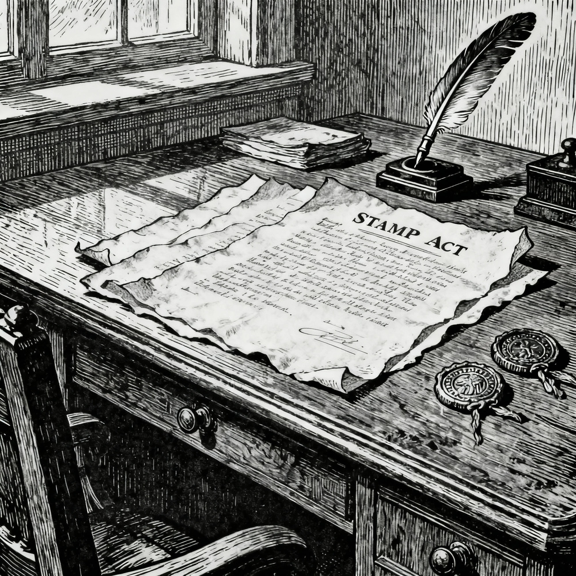 Drawing Stamp Act Drawings - Create Your Own AI Art