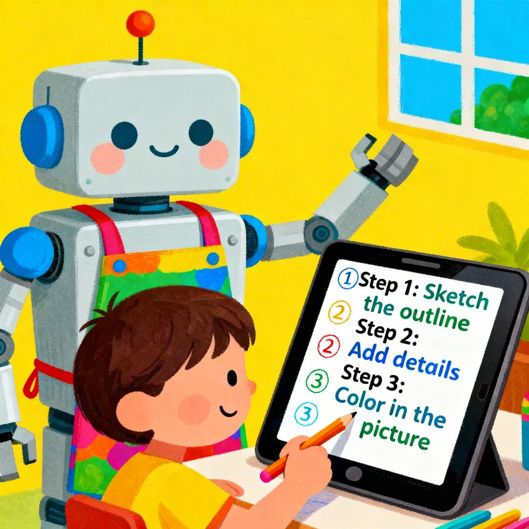 Step By Step Drawings - AI Art Tutorials