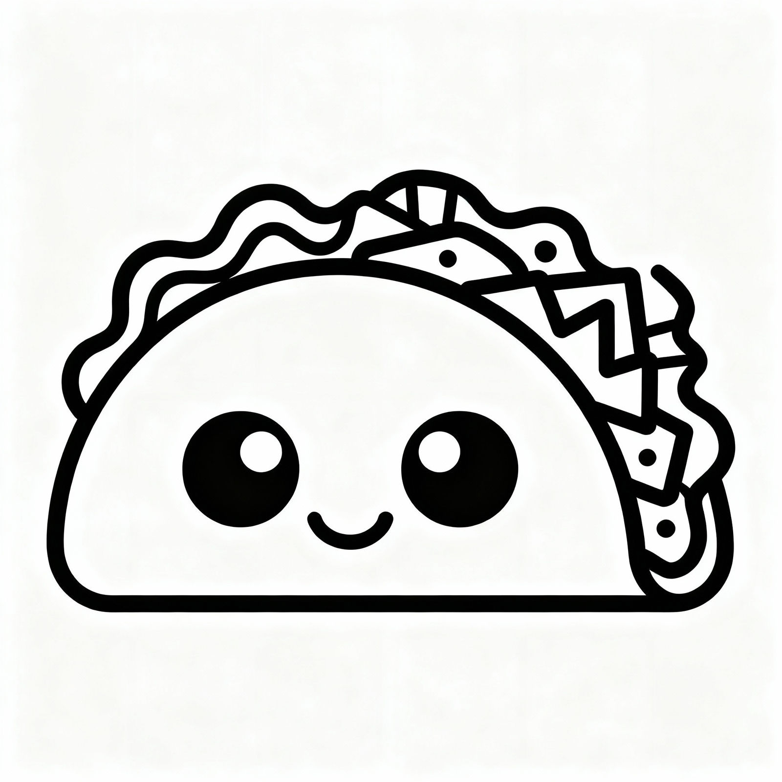 Easy Taco Drawings - AI Generated Art
