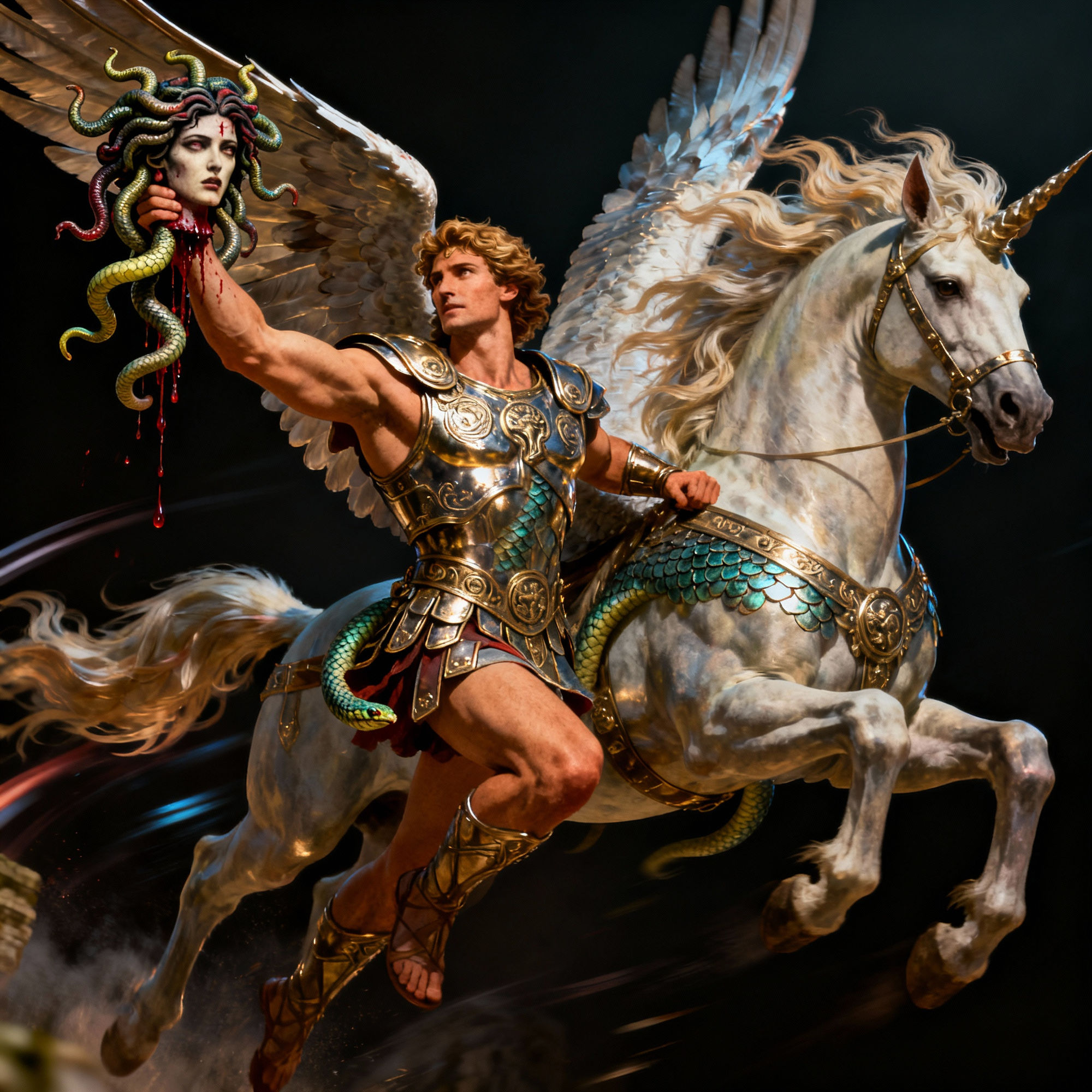 Perseus Drawings - AI Art Generator