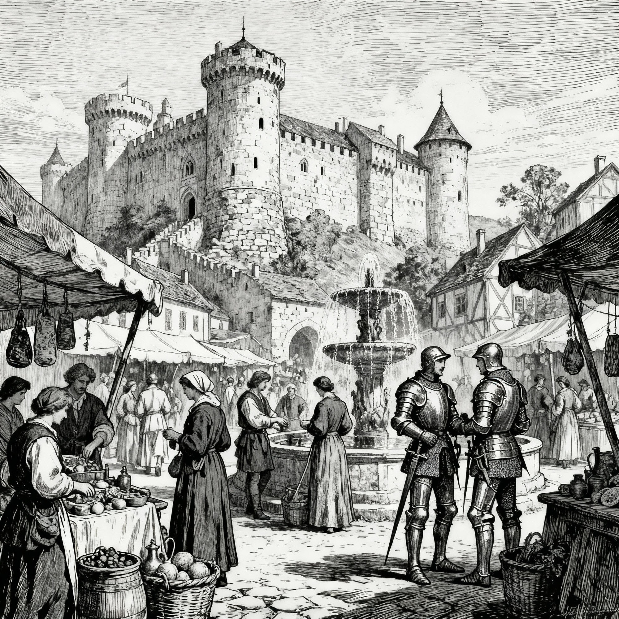 Middle Ages Drawings - Create Your Own AI Art