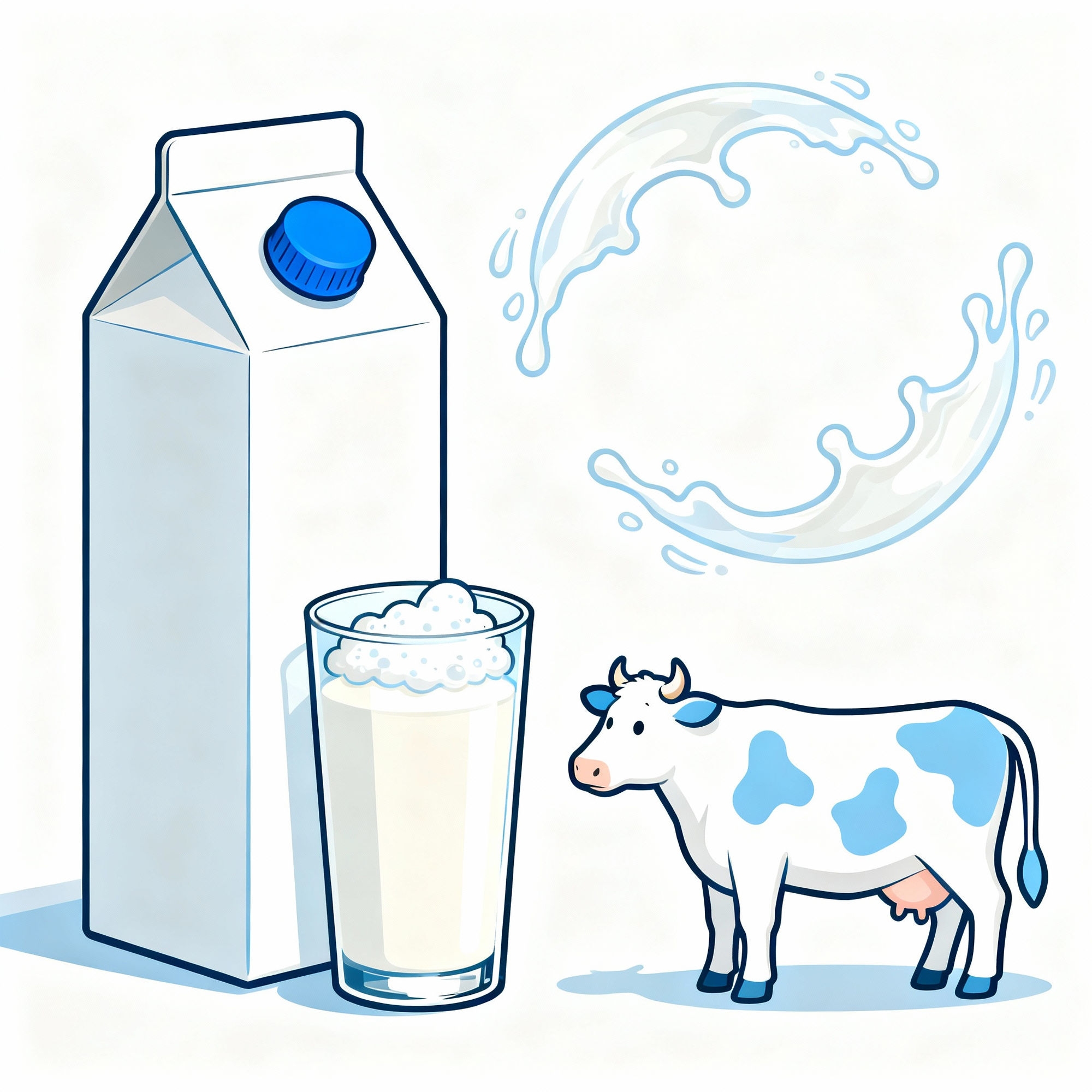 Milk Clip Art - AI Generated Designs