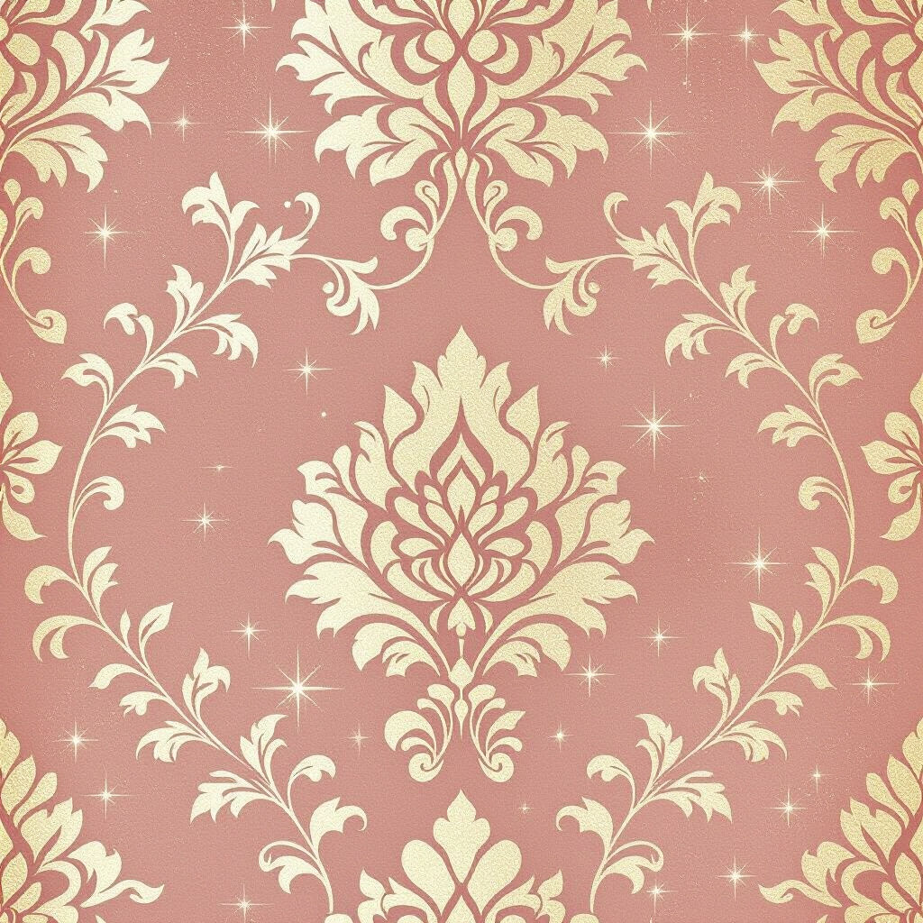 Pink And Gold Wallpaper - Create Yours With AI