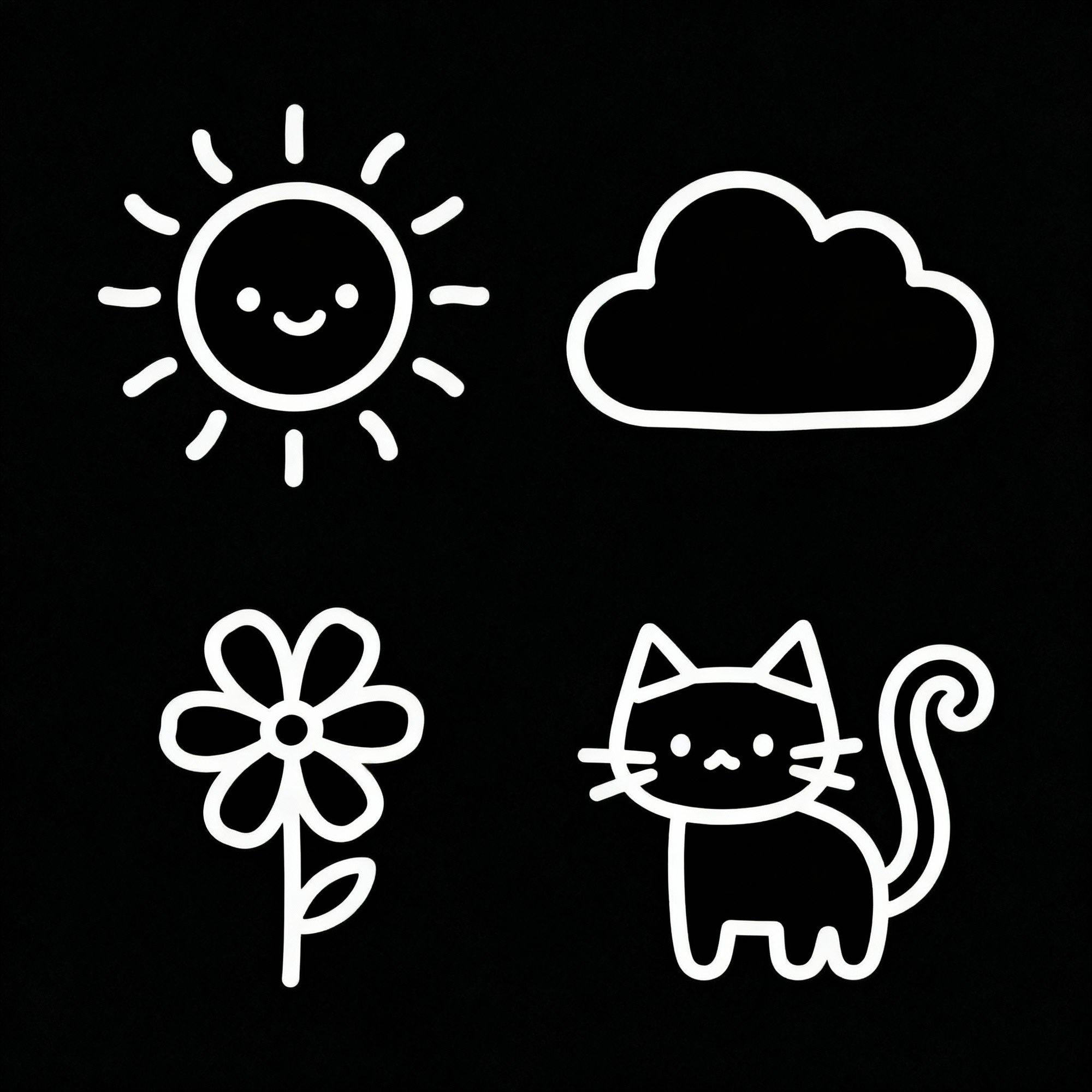 Simple Drawing Ideas - AI Generated Art