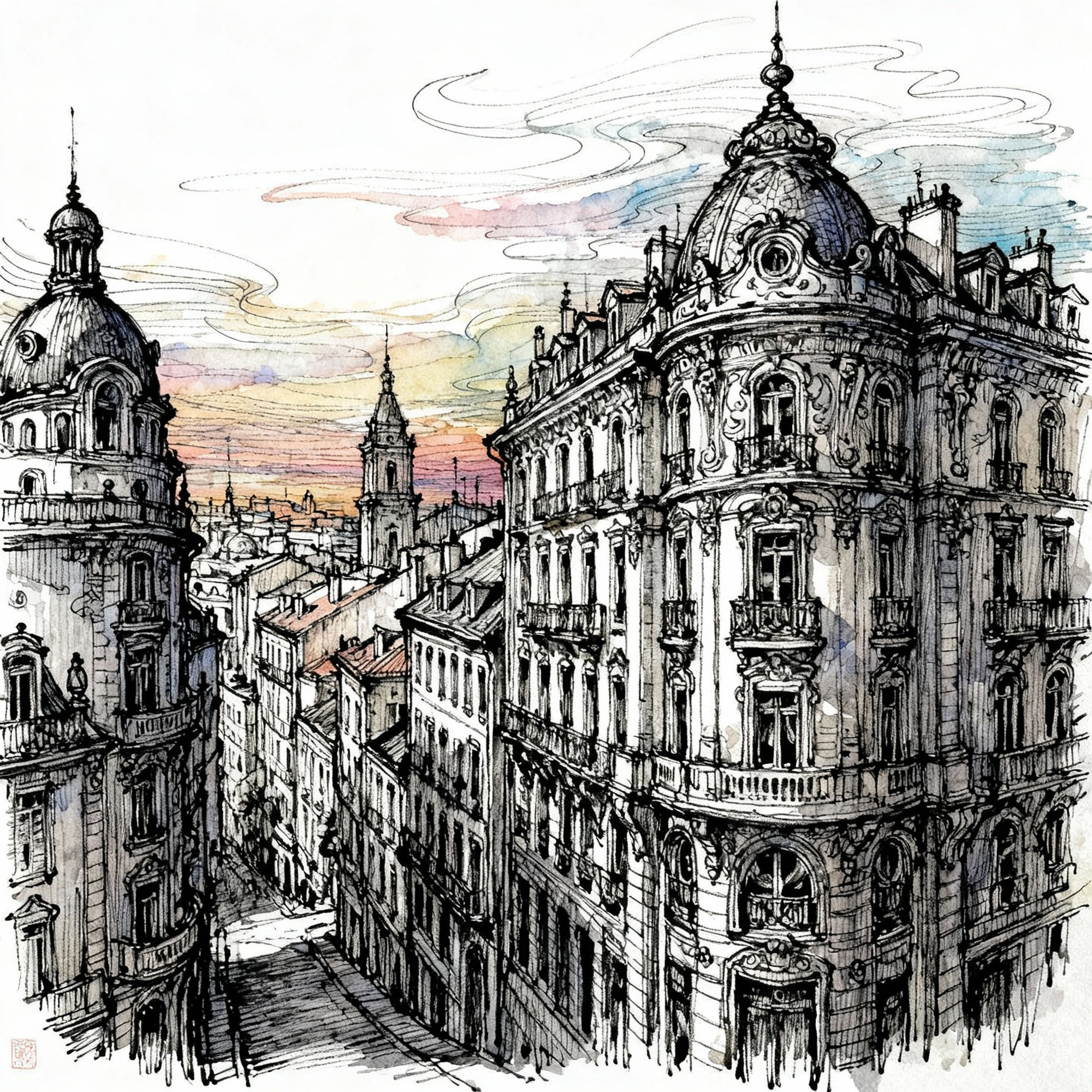 Sketch Pen Drawings - AI Generated Art Gallery