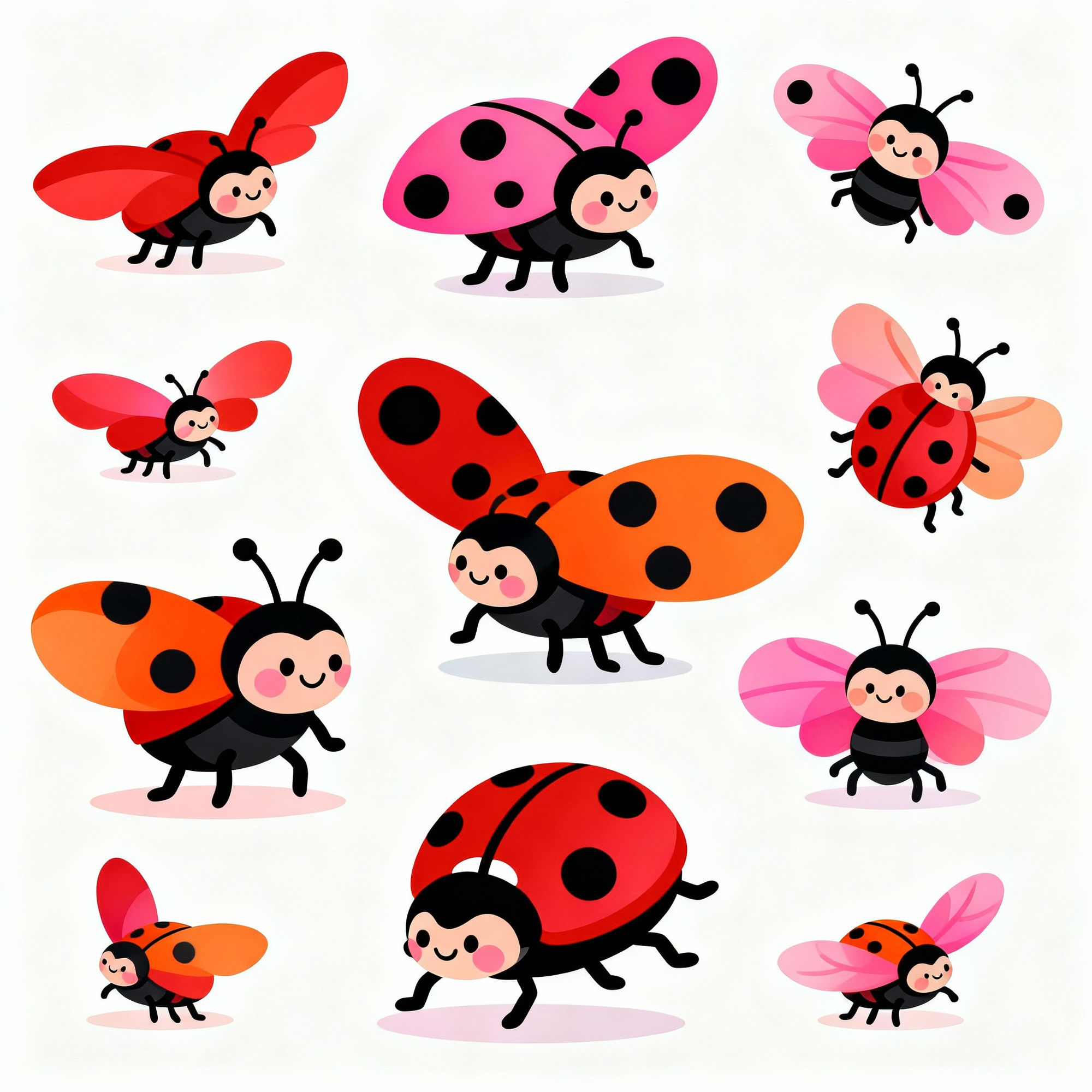 Ladybug Clip Art - Create Your Own Cute Designs