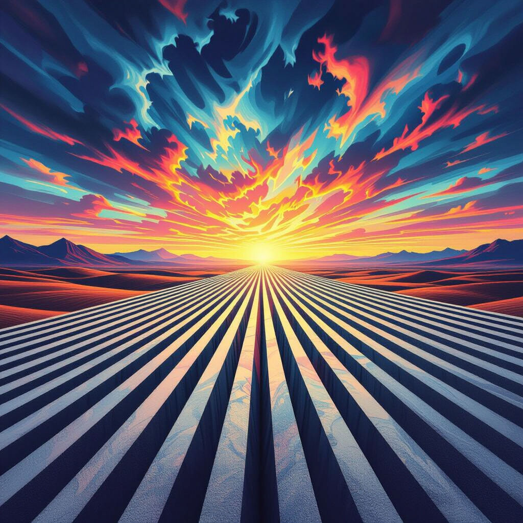 Types Of Perspective In Art - AI Generated Examples