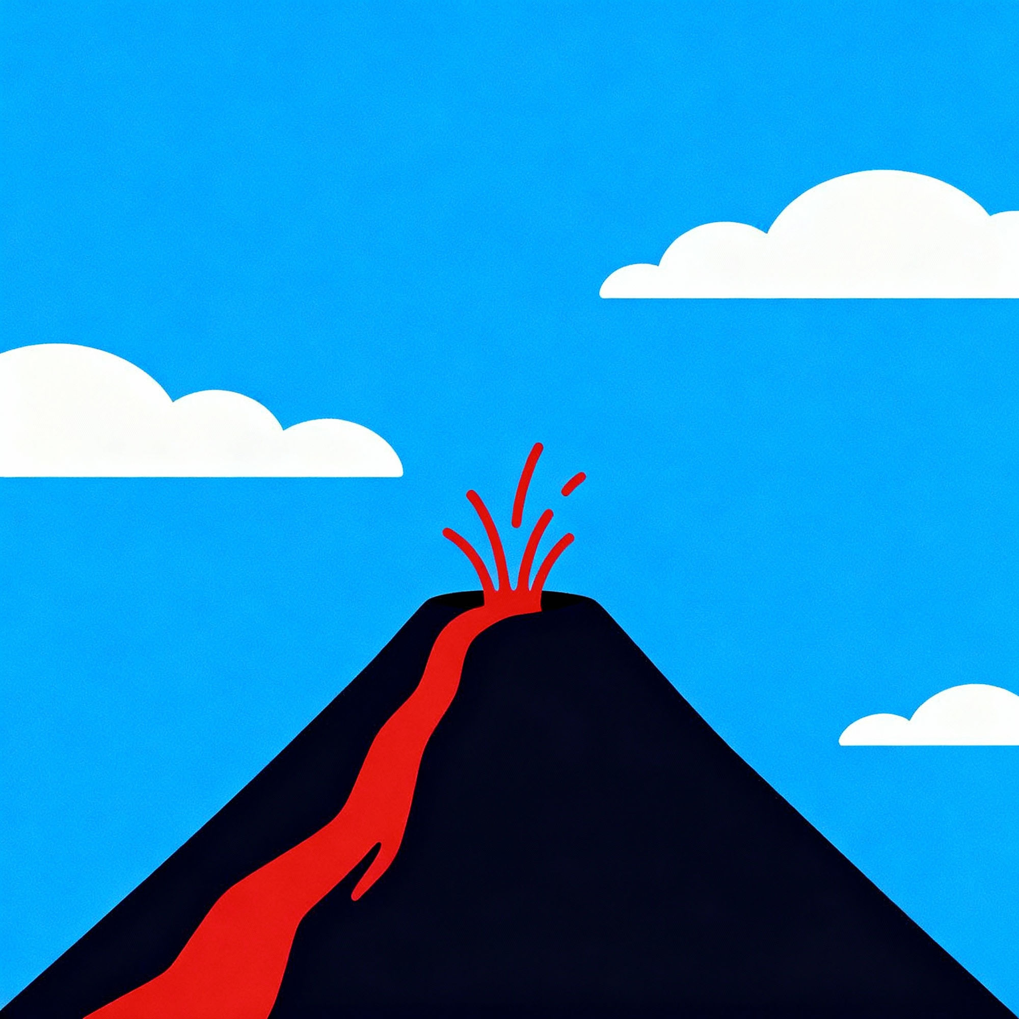 Easy Volcano Drawing - Create Your Own Volcano Art