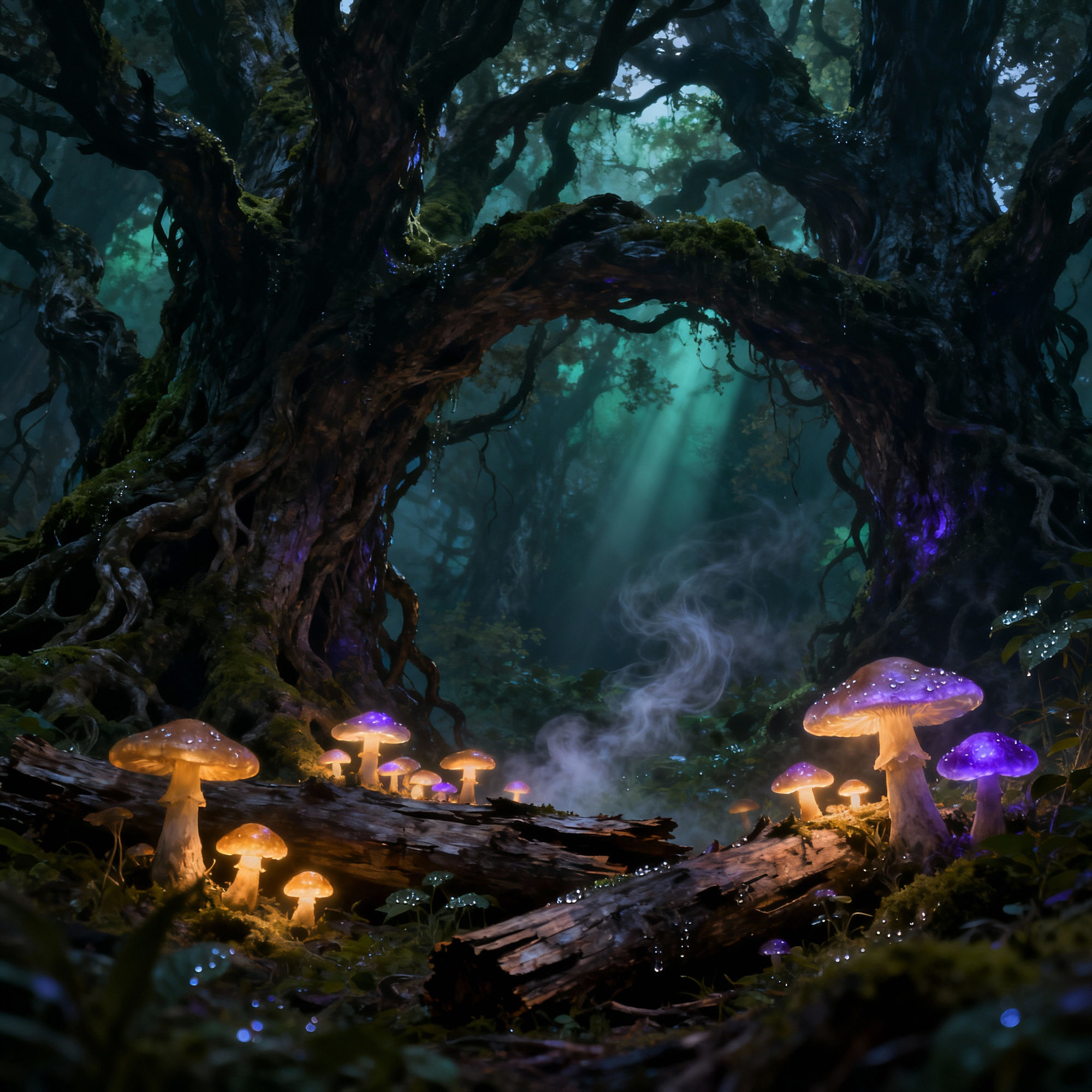 Dark Forest Drawings - Create Your Own AI Art